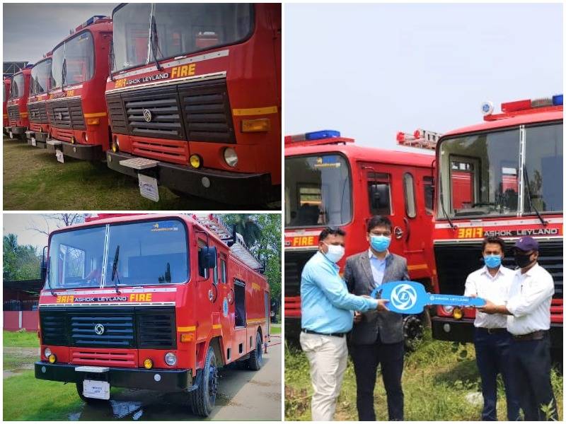 अशोक लेल्यान्डका ९ थान बारुणयन्त्र प्रदेश नं. २ लाई हस्तान्तरण - Nepal Auto
